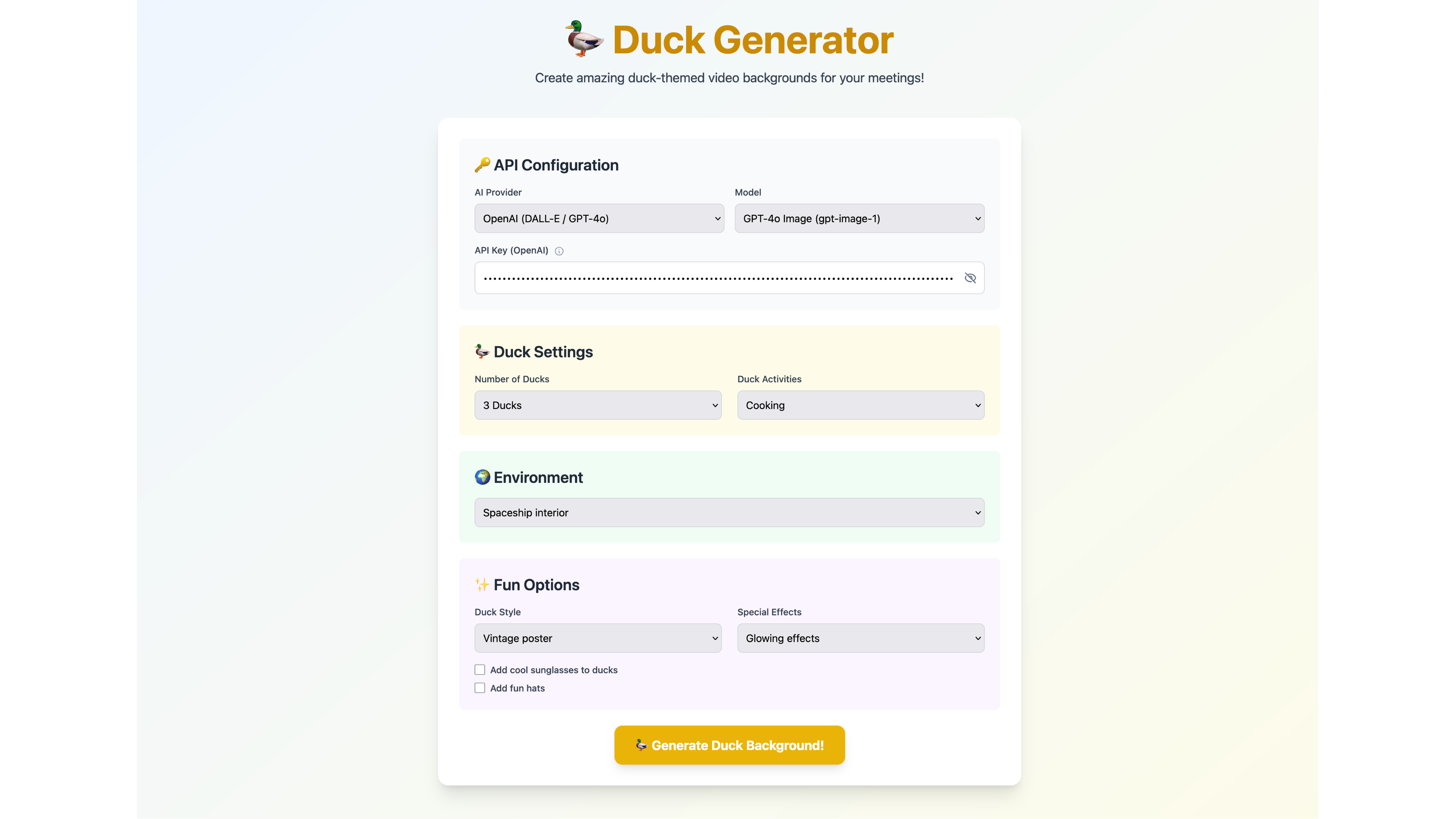 Duck Generator 🦆